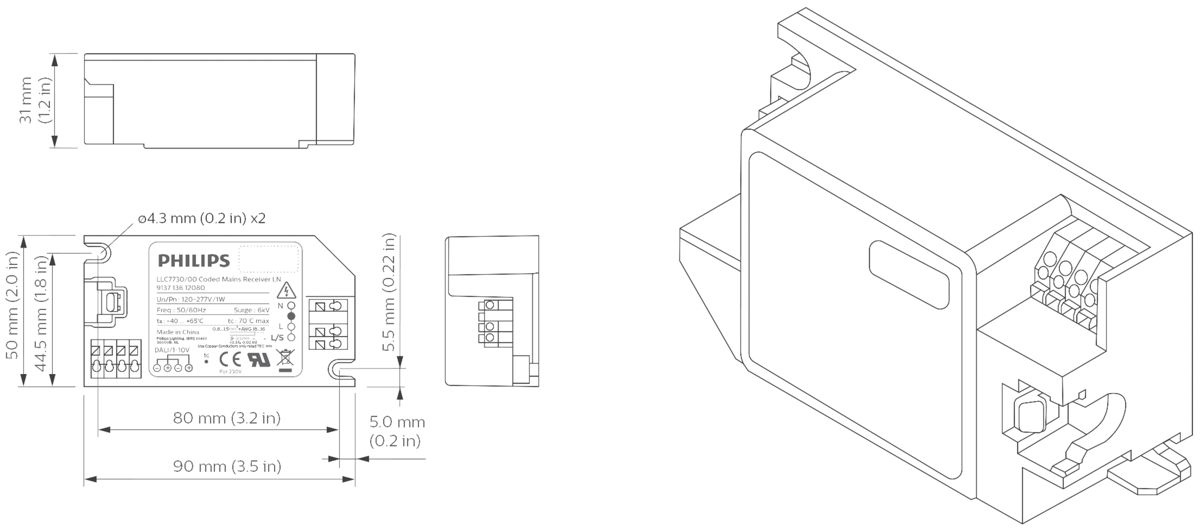 llc7730 00 coded mains receiver ln
